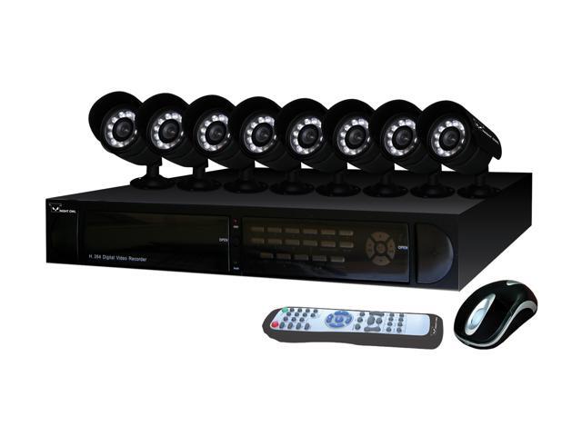 Night Owl H.264 Internet & 3G Phone Accessible 16 channel DVR w/ 8 ...