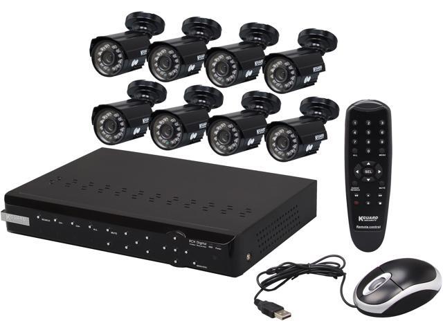 Open Box: KGuard CA108-C03-500G 8 Channel Surveillance DVR - Newegg.com