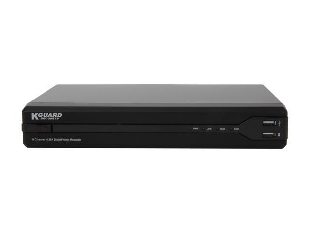 Open Box: KGuard OT801 8 x BNC 8 Channel Standalone DVR w/ Kview Remote ...