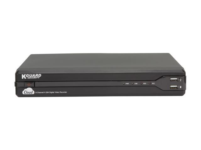 Open Box: KGuard TC801-4HW227A-500G 8 Channel Cloud Surveillance DVR ...