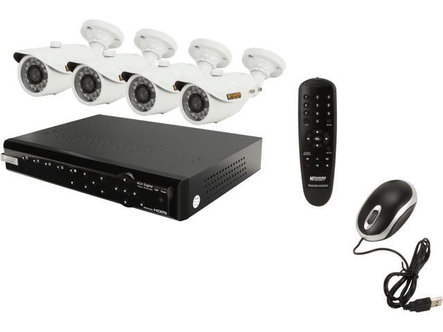 KGuard NS421-4HW227D-1TB 4 Channel 960H All-In-One Combo Kit - Newegg.com