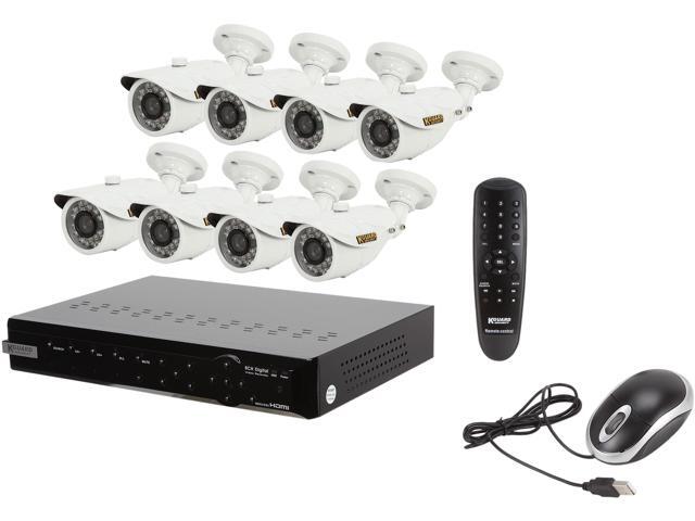 KGuard NS821-8HW227D-1TB 8 Channel 960H All-In-One Combo Kit - Newegg.com