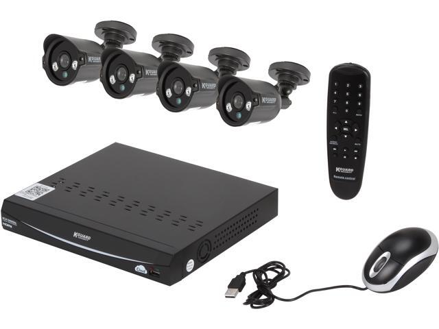 KGuard EL821-4HW212B-500G 8 Channel Surveillance DVR Kit - Newegg.com