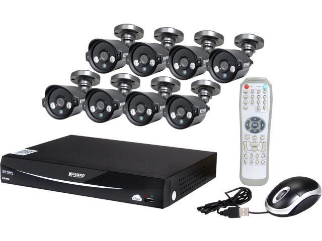 KGuard EL1621-8HW212B-1T 16 Channel Surveillance DVR Kit - Newegg.com