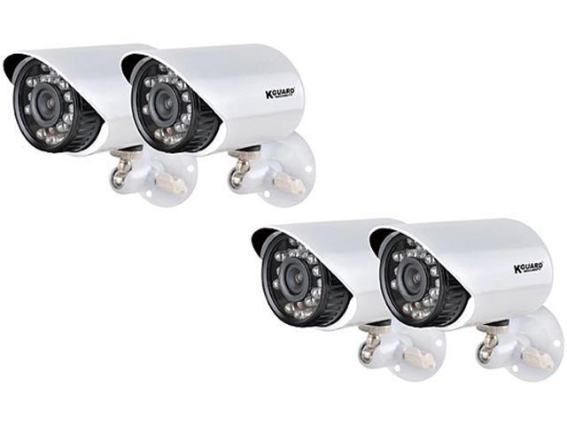 KGuard HW227APK4 Surveillance Camera Kit - 4 Pack - Newegg.com
