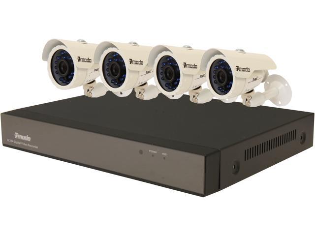 Zmodo KDS4-BARBZ4ZN 4 Channel Surveillance DVR Kit - Newegg.com