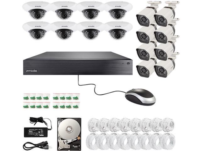 ZMODO ZM-SS76D7B6-SG-2TB 16 Channel 720p sPOE NVR Security System with ...