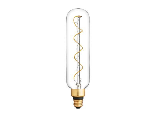 GE Large Vintage Style Spiral Filament 40-Watt Replacement Clear Finish ...