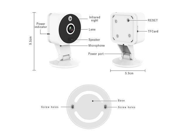 Inland NexHT 2 Pack Security Camera 1080p Full Wireless IP Surveillance ...