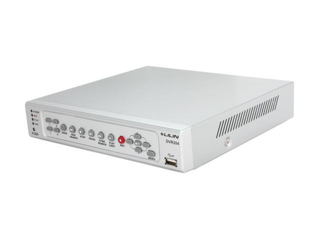 Lilin LHS-DVR204-500GB 4 x BNC H.264 Digital Video Recorder (4 Channel ...