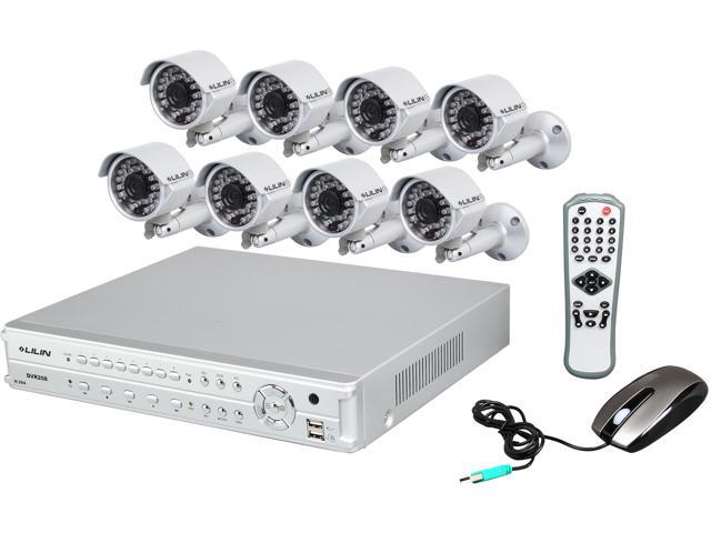 Lilin LHS-DVR208-8KIT 8 Channel Surveillance DVR - Newegg.com