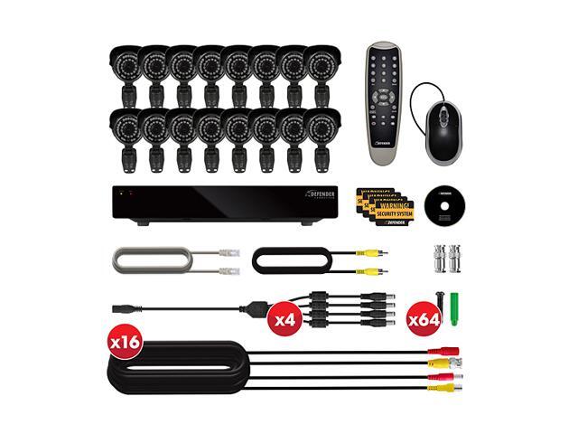 Defender Connected (21047) 16 Channel Surveillance DVR Security System ...