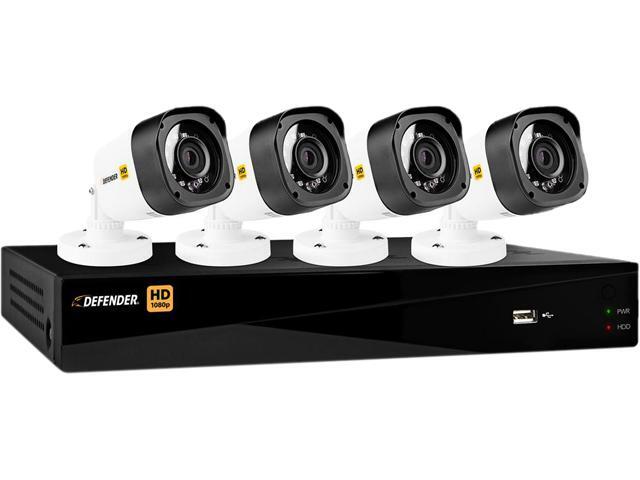 Defender HD1T4B4 4 Channel HD 1080P 4CH with 4 Bullet Cameras - Newegg.com