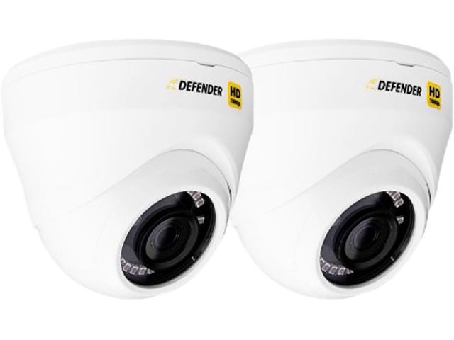 Defender HDCD2 HD 1080p Indoor / Outdoor 2 Pack Dome Security Cameras ...