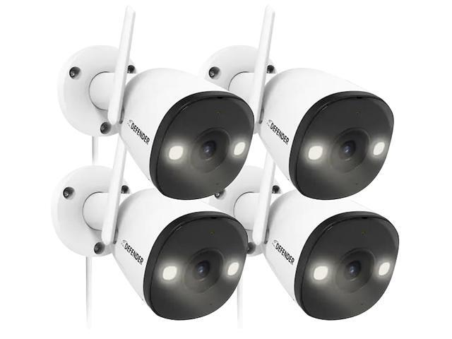 Defender Guard Pro 2K WiFi. Plug-In Power Security Camera with Color ...