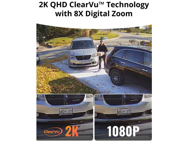 Defender Guard Pro PTZ 2K QHD WiFi Plug-In Power Security Camera ...