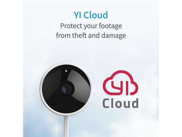 YI Security Camera Outdoor, 1080p Outside Surveillance Front Door IP ...