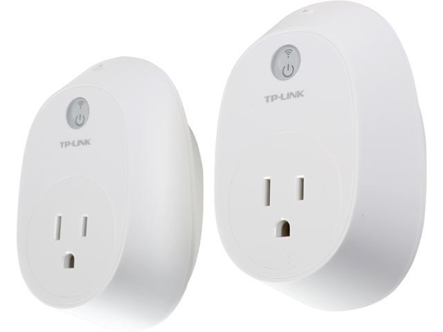 Refurbished: TP-Link Accessory HS110 Kit 2 Pack Wi-Fi Smart Plug with Energy Monitoring 2.4 GHz ...