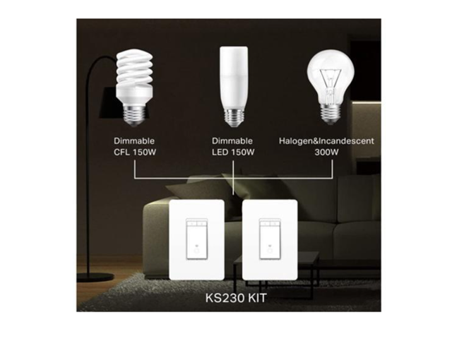 Kasa Smart 3 Way Dimmer Switch KIT KS230 KIT_V2 - Newegg.com