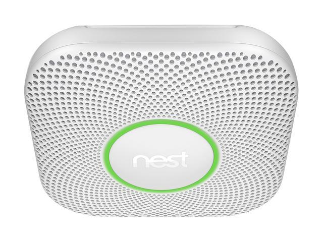 Nest Protect 2nd Generation (Wired), White | Smart Smoke and CO Alarm ...