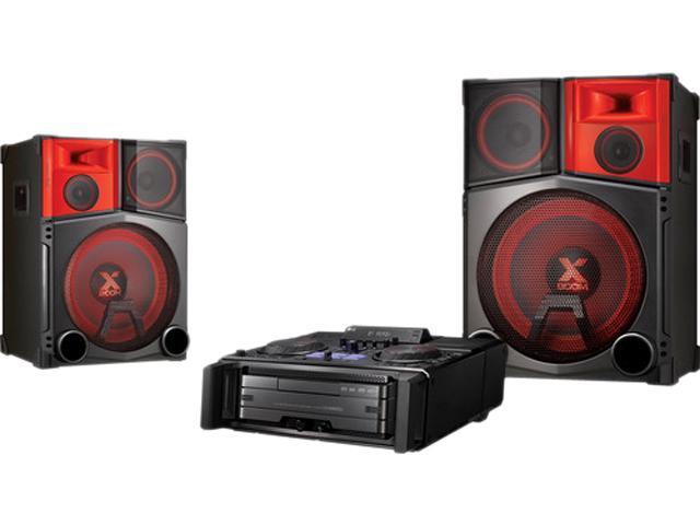 LG CM9950 4400w Mini Hi-Fi System - Black/red - Newegg.com