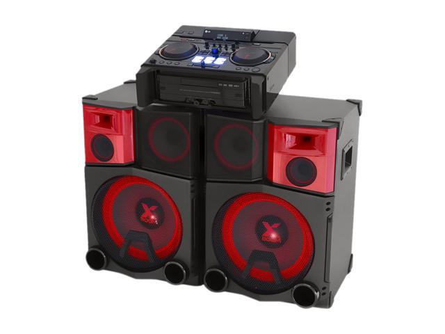 LG CM9950 4400w Mini Hi-Fi System - Black/red - Newegg.com