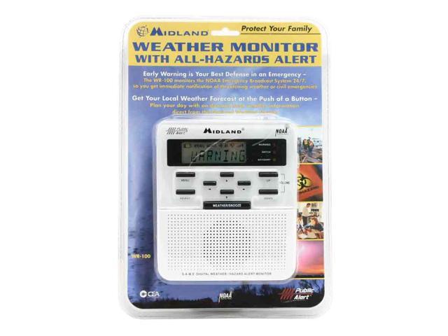 Midland Weather Alert Radio WR-100 - Newegg.com