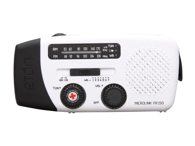 eton American Red Cross MICROLINK Portable Radio ARC FR150 - White - Newegg.com