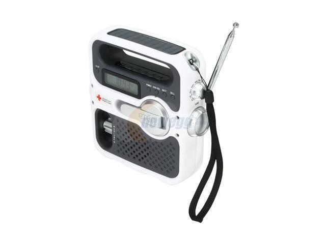 eton American Red Cross SOLARLINK Portable Radio ARC FR360 - White ...