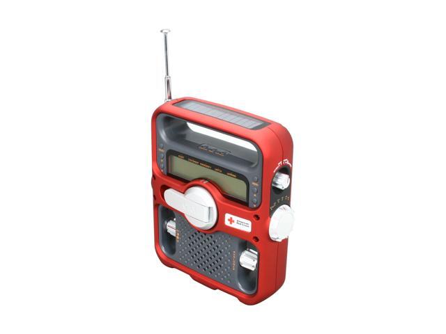 eton American Red Cross SOLARLINK Portable Radio ARC FR600 - Red ...