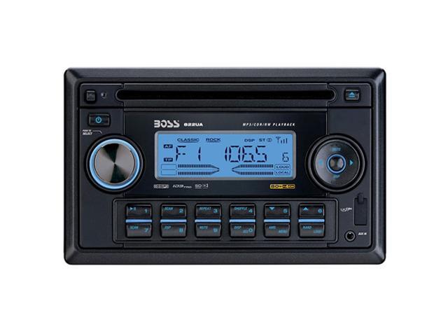 BOSS 822UA CD/MP3 Car Player 2 Din w/ Remote + 2) BOSS CH6500 6.5" 200W ...