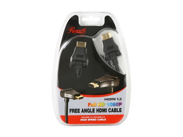 Rosewill-Pellucid HD Series High Speed Swivel HDMI Cable (6 FEET ...