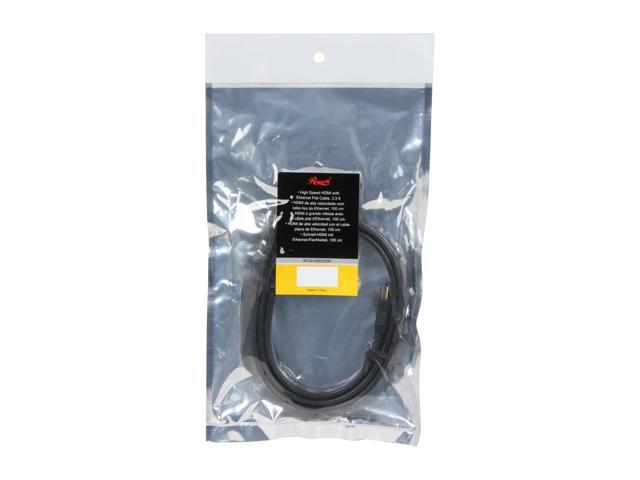 HDMI Flat Cable (3.3 FEET) Supports Ethernet, High Speed, 3D and Audio ...