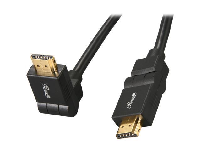 Rosewill-Pellucid HD Series High Speed Swivel HDMI Cable with Ethernet ...