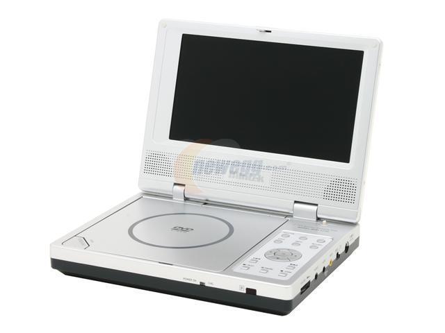 Mintek MDP-1770 Slim Portable DVD Player W/ 7" 16:9 Widescreen TFT ...