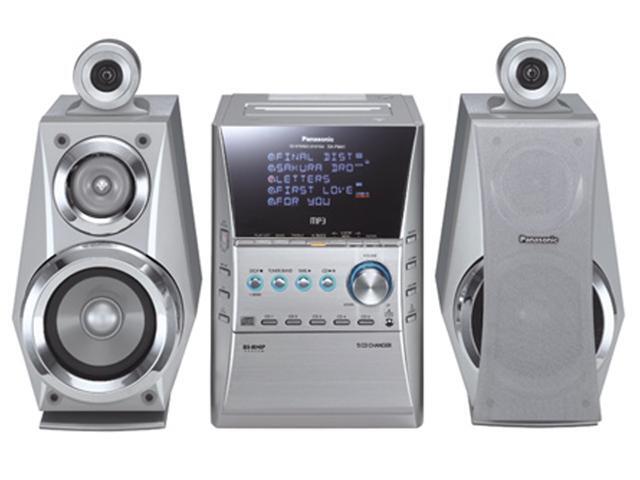 Panasonic SC-PM41 Micro Audio System with 5-Disc CD Changer w/1-bit D/A ...