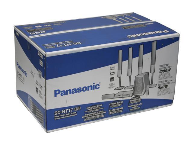 Panasonic SC-HT17 5.1CH Silver Home Theater System - Newegg.com