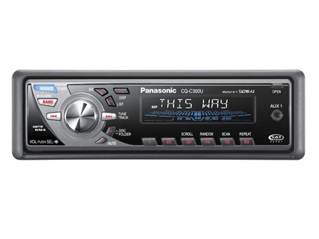 Panasonic MP3/WMA CD Player/Receiver with CD Changer Control - Newegg.com