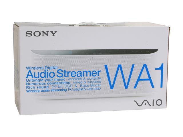 SONY VAIO VGF-WA1/B Black Wireless Digital Music Streamer Single ...