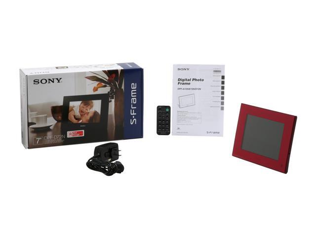 SONY DPF-D72N/R 7" 800 x 480 Digital Photo Frame - Newegg.com