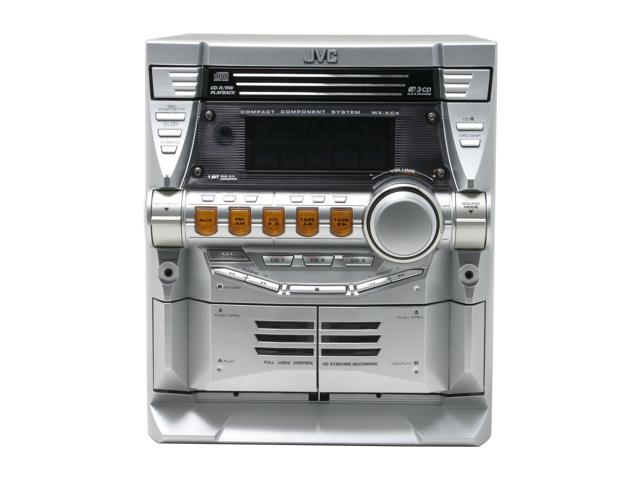 JVC CD/Cassette/MP3/Radio 3-CD Carousel Changer Mini Audio System MX ...