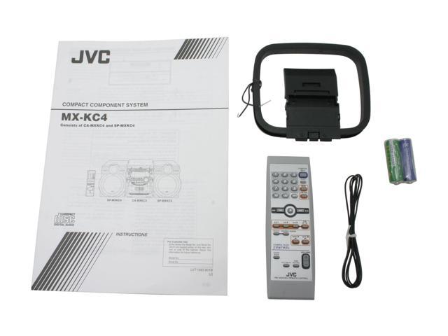 JVC CD/Cassette/MP3/Radio 3-CD Carousel Changer Mini Audio System MX ...