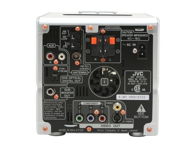 JVC DVD/CD/MP3 1-Disc Changer Shelf System FS-Y1 - Newegg.com