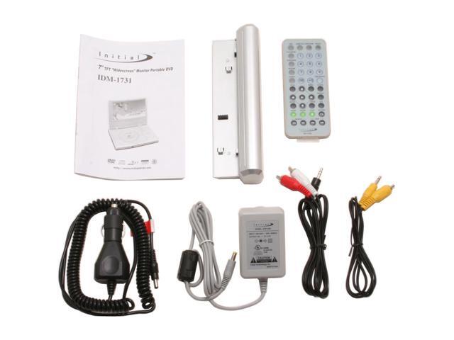 Initial IDM-1731 Portable DVD Player W/ 7" 16:9 LCD - Newegg.com