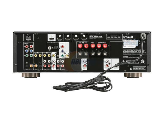 Refurbished: YAMAHA RX-V467BL 5.1-Channel Digital Home Theater Receiver ...
