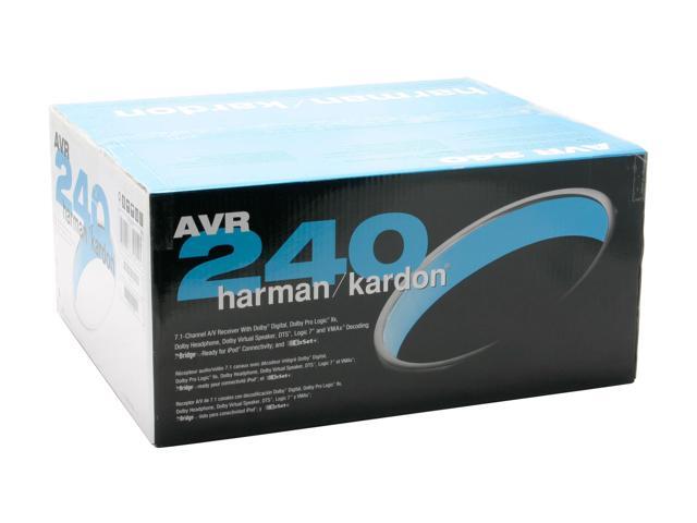 Harman/Kardon AVR240 7.1-Channel 7 x 50W 7.1 Channel Surround Sound ...