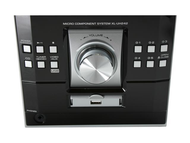 SHARP CD/MP3/Radio 5-Disc Changer Shelf System XL-UH242 - Newegg.com