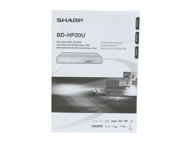 Sharp Blu-ray Player BD-HP20U - Newegg.com