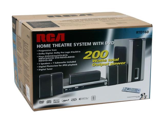 RCA RTD160 200W 5.1CH DVD Home Theatre System - Newegg.com