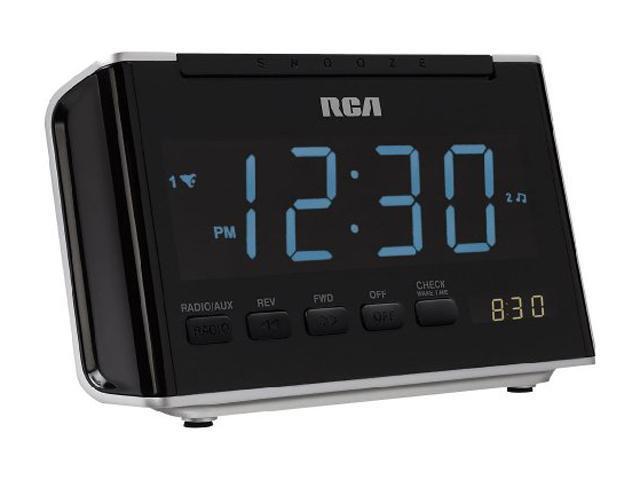 RCA RC46 Dual Alarm Clock Radio With AM/FM Radio - Newegg.com